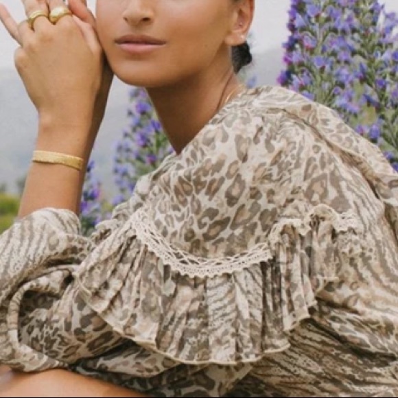 Spell | Dresses | Spell The Gypsy Collective Leopard Print Ada Gown ...